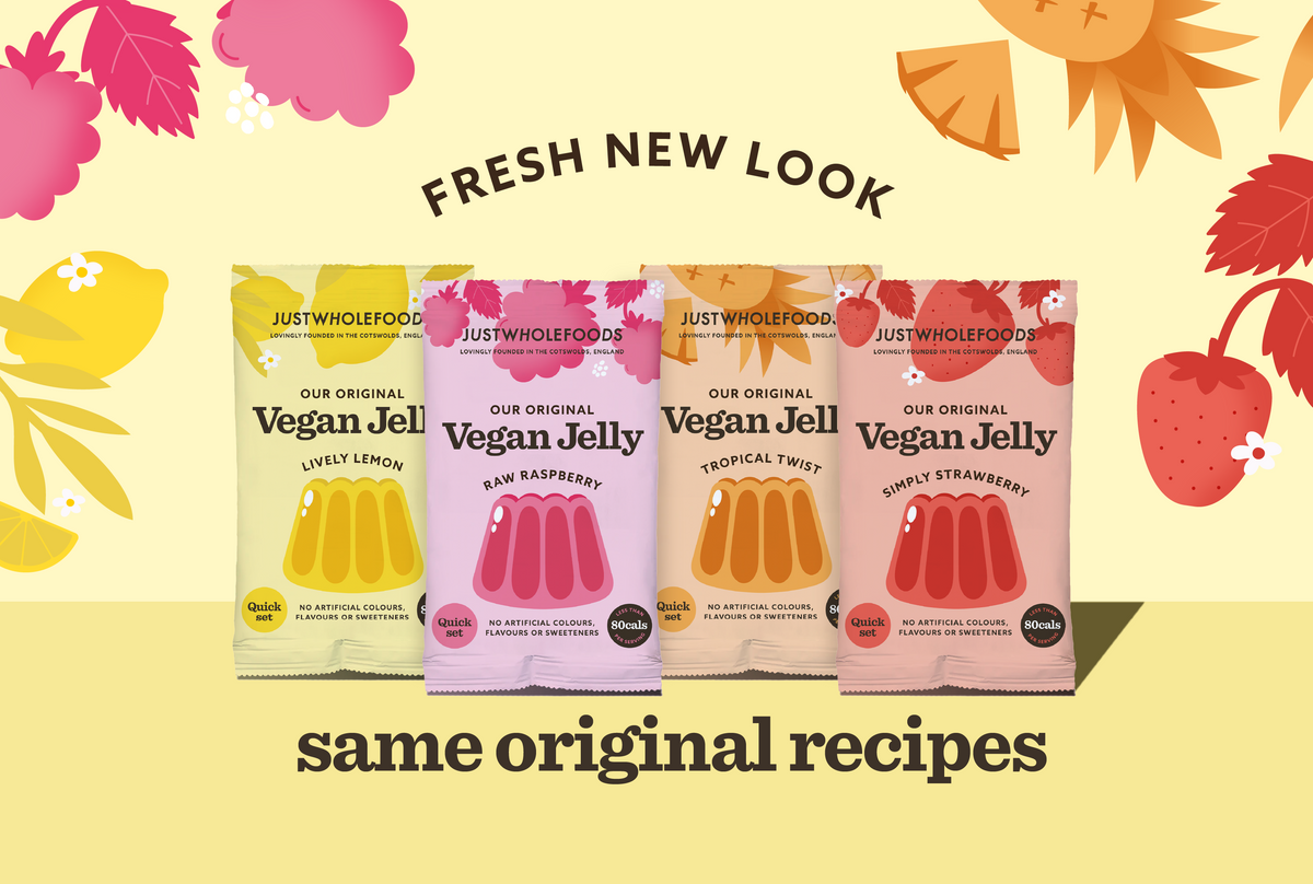 Vegan and organic products from Just Wholefoods